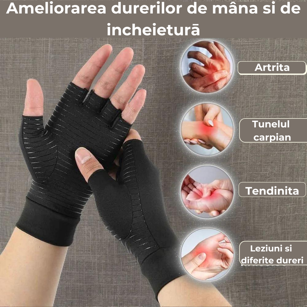 Mănuși de compresie premium pentru durerile de mână